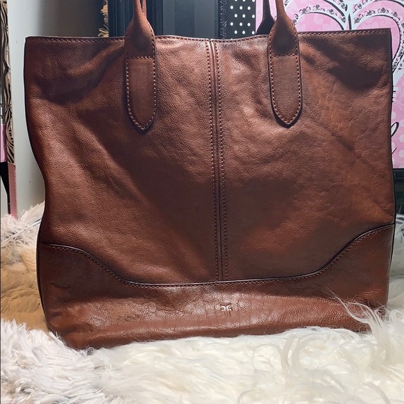 Frye | Bags | Frye Purse Leather Ring Tote Bag Cognac Euc | Poshmark